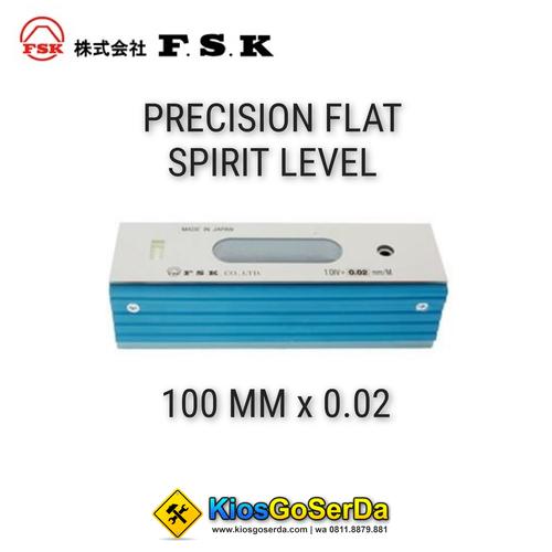 Jual PRECISION FLAT LEVEL 100MM x 0.02 FSK | WATERPASS MESIN 4" JAPAN ...