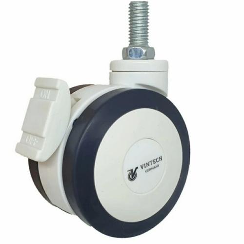 Jual Roda Hospital Twin Wheel 3 Inch (75mm) Drat Rem Vintech - Jakarta ...