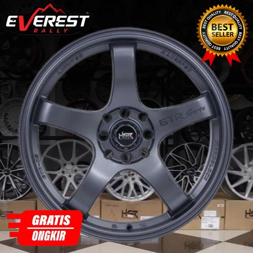 Jual Velg Mobil Ring 17 HSR GTR SPORT R17 Lebar 75 8X100-114,3 ET40 Grey - Kota Tasikmalaya ...