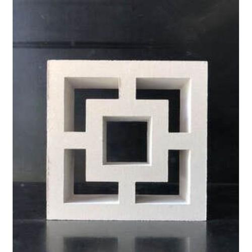 Jual roster beton minimalis motif kotak, ukuran 20×20 cm - Abu-abu ...