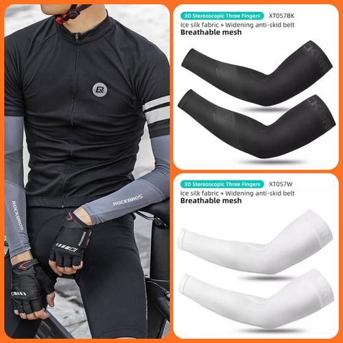 Jual Manset Tangan Sepeda Rockbros Original anti UV Arm sleeve Pria ...