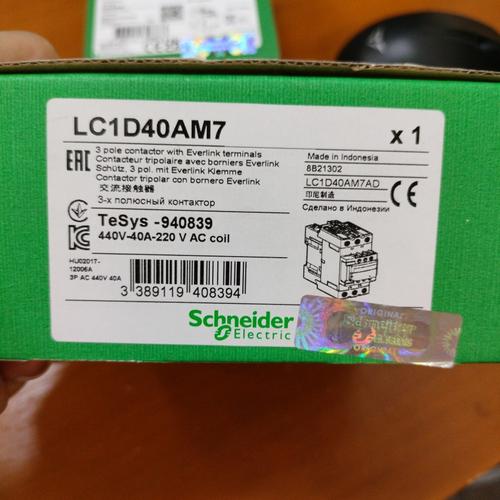 Jual LC1D40AM7 contactor kontaktor Schneider 220vac - Jakarta Barat ...