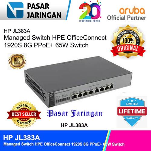 Jual HP JL383A Managed Switch HPE OfficeConnect 1920S 8G PPoE+ 65W ...