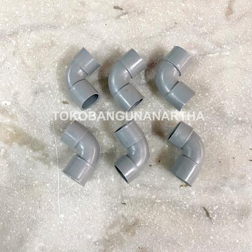 Jual Knie Pipa PVC Listrik 5/8 /Elbow /L-Bow Fitting PVC 5/8 /Siku Pipa ...
