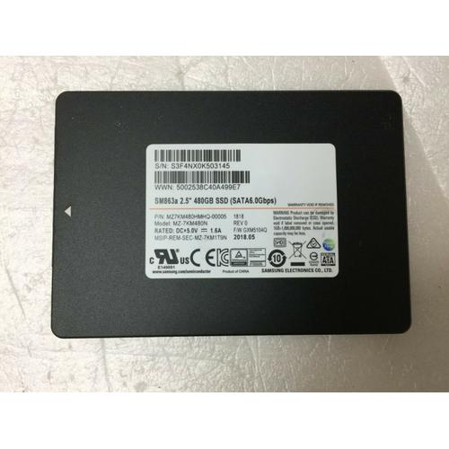 Jual SSD SAMSUNG 480GB SM863A SERVER ENTERPRISE DATACENTER SM863 2.5IN ...
