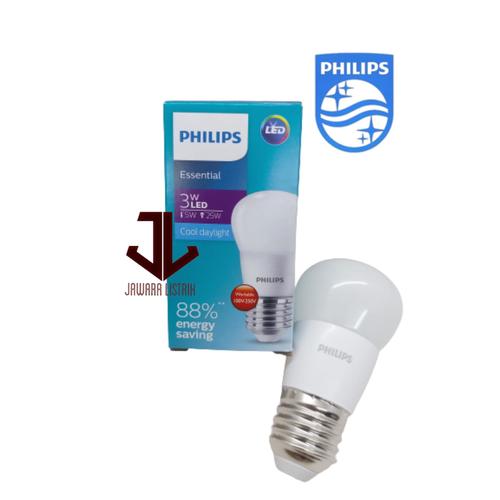 Jual PHILIPS ESSENTIAL LED 3W 3 WATT LAMPU LED MURAH BERGARANSI ...