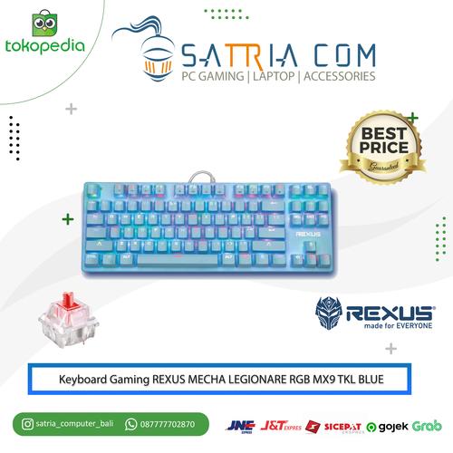 Jual Keyboard Gaming REXUS MECHA LEGIONARE RGB MX9 TKL (BLUE) - Kota ...