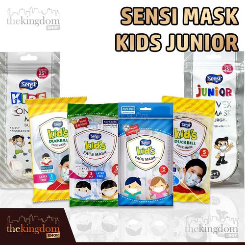 Jual Sensi Kids Mask Convex Duckbill Earloop Headloop Masker Anak Motif ...