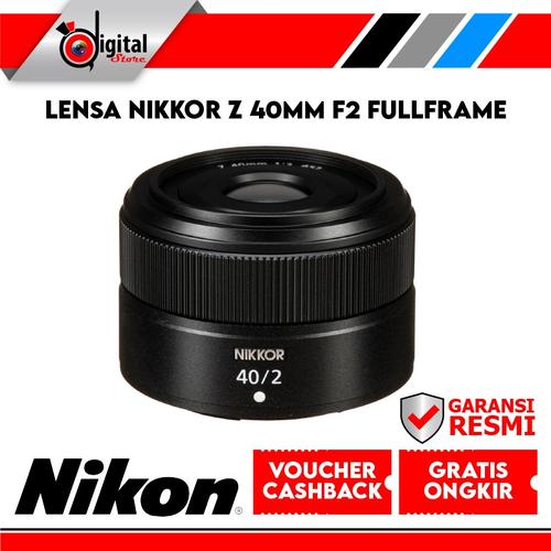 Jual Lensa Nikkor Z 40mm F2 Fullframe - Lensa Nikon Z Mount 40mm F/2 ...