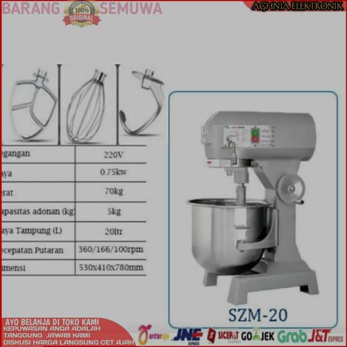 Jual setand Mixer 20 liter / Mixer roti komersil / planetery mixer ...