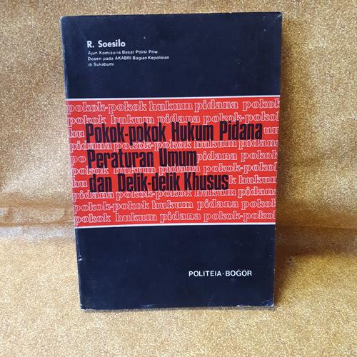 Jual BUKU POKOK POKOK HUKUM PIDANA PERATURAB UMUM DAN DELIK DELIK ...