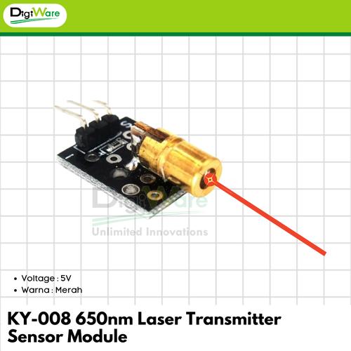 Jual KY-008 650nm Laser Transmitter Sensor Module - Kota Surabaya ...