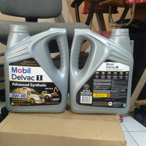 Jual Mobil delvac 5w30 Advance Synthetic api CK4 SN diesel engine oil ...
