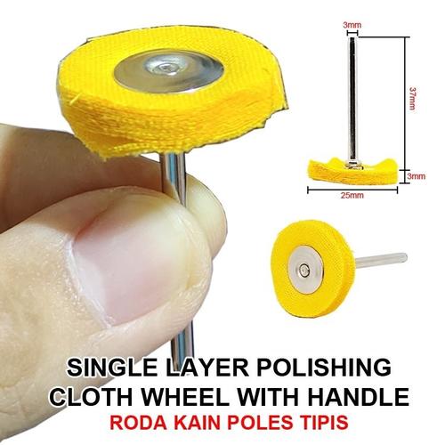 Jual Single Layer POLISHING CLOTH WHEEL with Handle / RODA KAIN POLES ...
