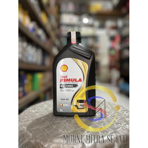 Jual Shell Rimula R3 Turbo Diesel Oil Oli SAE 15W-40 R 3 15W40 15 W 40 ...