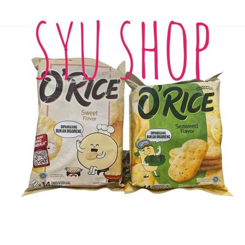Jual O'rice Orice O rice crackers original sweet seaweed delfi orion ...