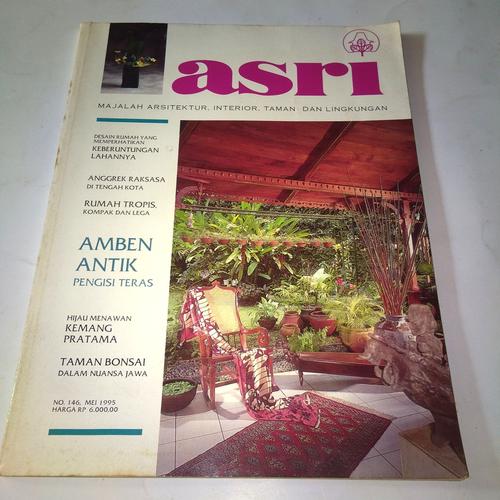 Jual majalah arsitektur, interior ,taman dan lingkungan Asri no.146 th ...