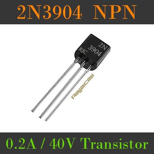 Jual Transistor 2N3904 3904 NPN 0.2A 40V Multifunction Power Transistor ...