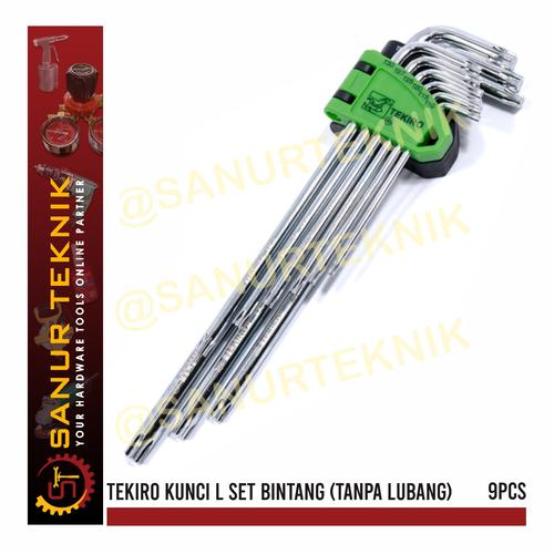 Jual Kunci L SET Bintang / TORX Key SET TEKIRO 9 PCS (tanpa lubang) - Kota Surabaya - Sanur ...