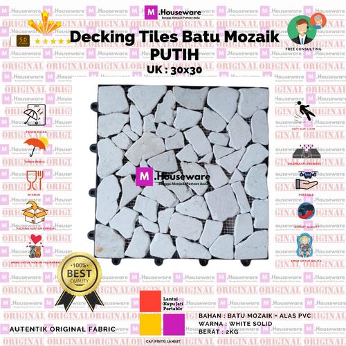 Promo Decking Tile Batu Mozaik / Lantai batu Mozaic / Lantai Batu ...
