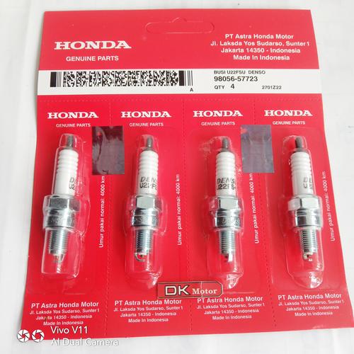Jual BUSI DENSO U22 GRAND SUPRA X FIT NEW REVO MIO J M3 JUPITER Z MIO ...