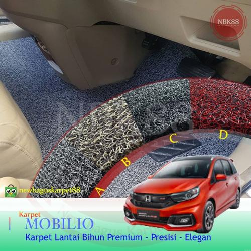 Jual KARPET MOBIL HONDA MOBILIO FULL SET MIE BIHUN PREMIUM - FULL HITAM ...