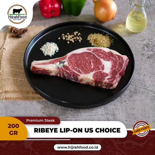 Jual Ribeye Lip-On USDA Beef Grade Choice / US Black Angus Beef Steak ...