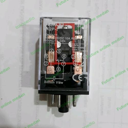 Jual RELAY MK2P + SOKET PF083A-E RILEY/ TIMER 8 pin kaki RRT / FORT / EWIG - Relay+kaki 1set ...