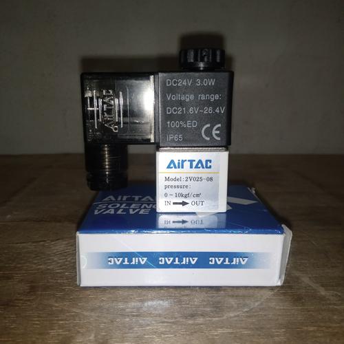 Jual SELENOID VALVE PNEUMATIC 2 WAY AIRTAC 2V025 - 08 24 VDC - Kota ...