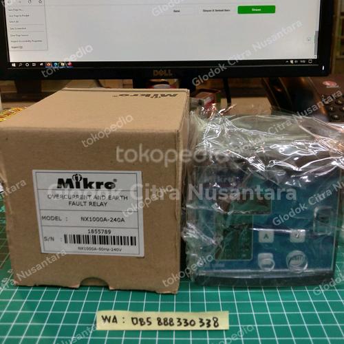 Jual Mikro NX1000A-240A Over Current and Earth Fault Relay Aux 240VC ...