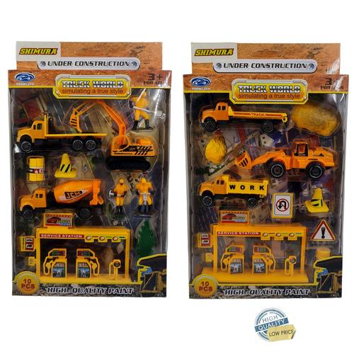 Jual Mainan Under Construction Play Set Truck World Mainan Mobil ...