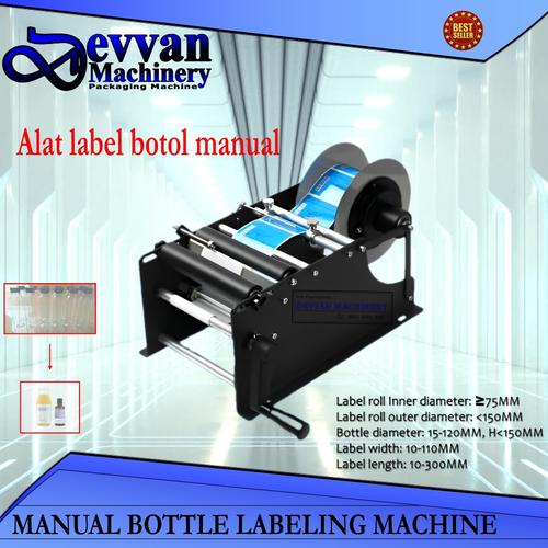 Jual Mesin label botol manual bottle labeling tempel sticker label ...