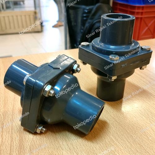 Jual Swing Check Valve PVC 1" inch / Klep Tabok upvc valve - Jakarta ...