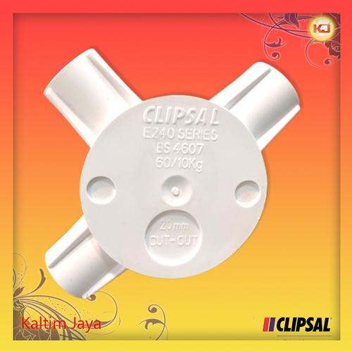 Jual T-Dus / Tdus / Tedus / T-Dos 25mm / 25 mm Putih Cabang 3 Clipsal ...
