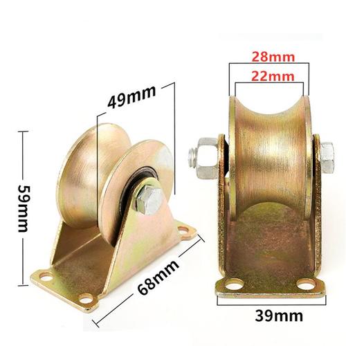 Jual Roda Gerbang Pagar Roda Pagar Rumah Model U&V Roda Besi Pagar Roda ...