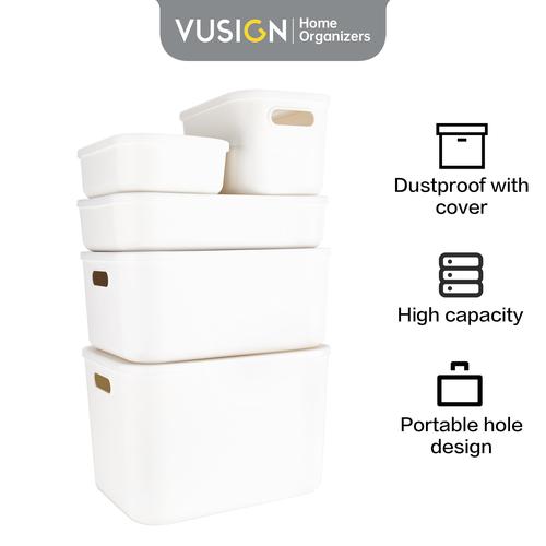 Jual Deli Vusign Storage Box / Kotak Organizer Bahan Plastik Tebal ...