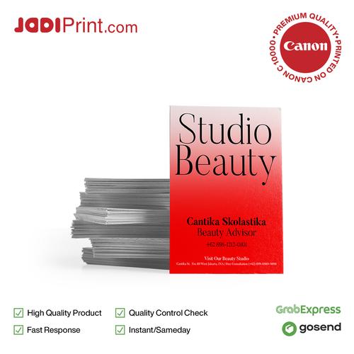 Jual Cetak Kartu Nama Ekonomis 1 SISI Regular Paper - Mesin Canon ...