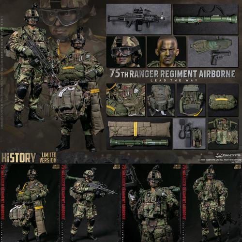 Jual DAMTOYS 78094F 1/6 75th Ranger Regiment Airborne SAW Gunner Figure ...