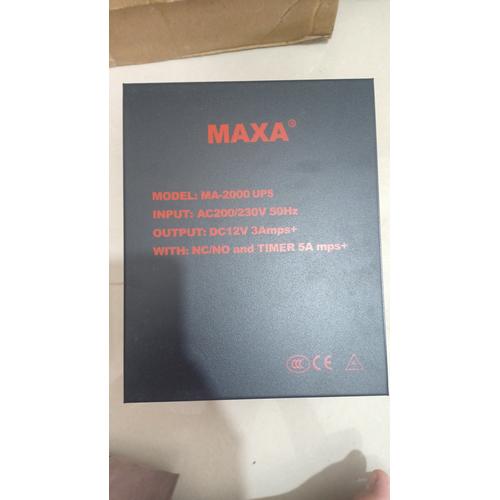 Jual POWER SUPPLY BOX ACCESS CONTROL , UPS 12v 3a MAXA SISA PROYEK - Kota Batam ...