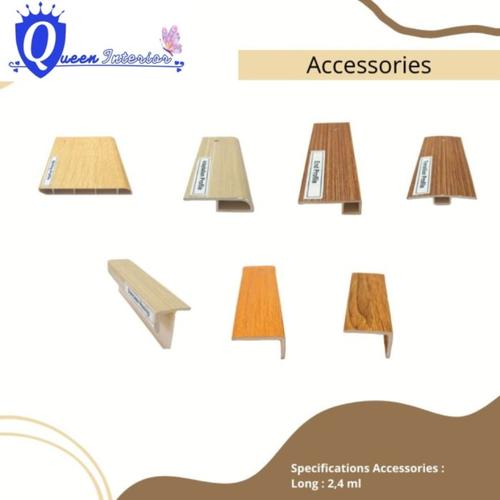 Jual Accesories List Parquet SPC Vinyl MDF Murah Adaptasi Nosing Plint ...