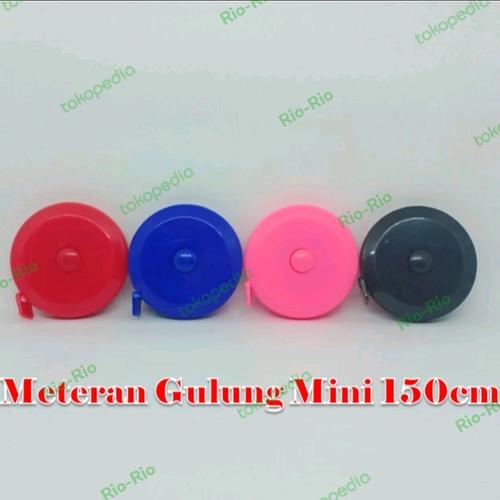 Jual METERAN ROLL / Meteran Mini Gulung 150cm - Biru - Jakarta Selatan ...