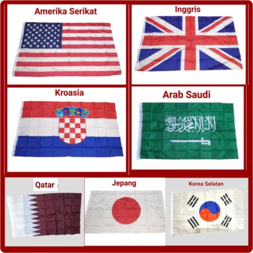 Jual Bendera Jumbo Bendera Printing Piala Dunia / World Cup Flag ...