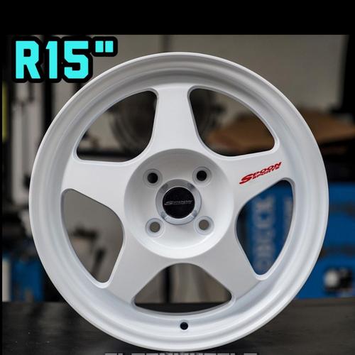 Jual VELG FLOWFORMING SPOON RING 15 PCD4X100 LEBAR 6.5 ET40 WHITE ...