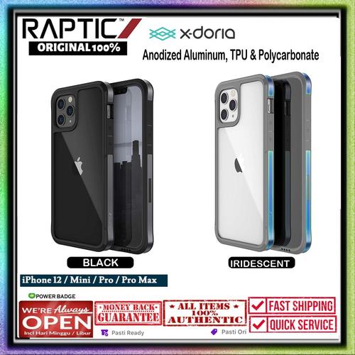Jual Case 12 Pro Max 12 Pro X-DORIA RAPTIC Edge Anodized Aluminum ...