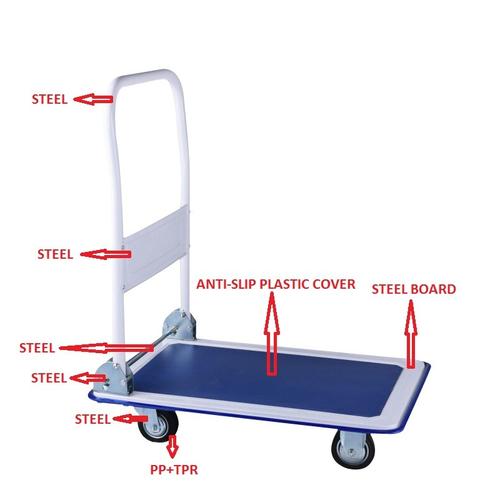 Jual Hand Truck Troli Gerobak Besi 300Kg 300 kg - Jakarta Barat ...