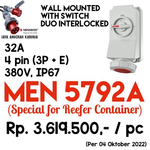 Jual Mennekes 5792A (SPECIAL PRODUCT FOR REEFER CONTAINER) - Jakarta ...