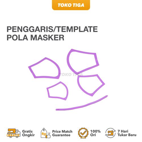 Jual Penggaris Pola Masker Duckbill / Template Cetakan Masker - Jakarta ...