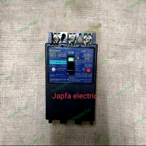 Jual ELCB RCCB Mitsubishi NV60CA 3Pole 30 Ampere Original - Jakarta Pusat - Japfa Panel | Tokopedia