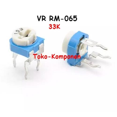 Jual RM065 VR 333 Variable Resistor 33 kilo ohm Trimmer 33K Ohm RM-065 ...