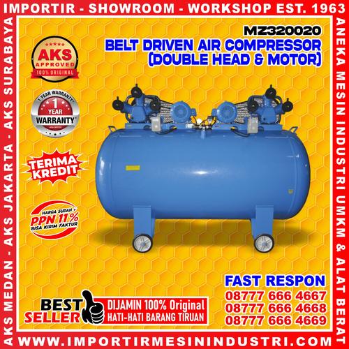 Jual Kompresor Angin Belt Driven Air Compressor Dinamo 10 Hp 3200 L 8 ...